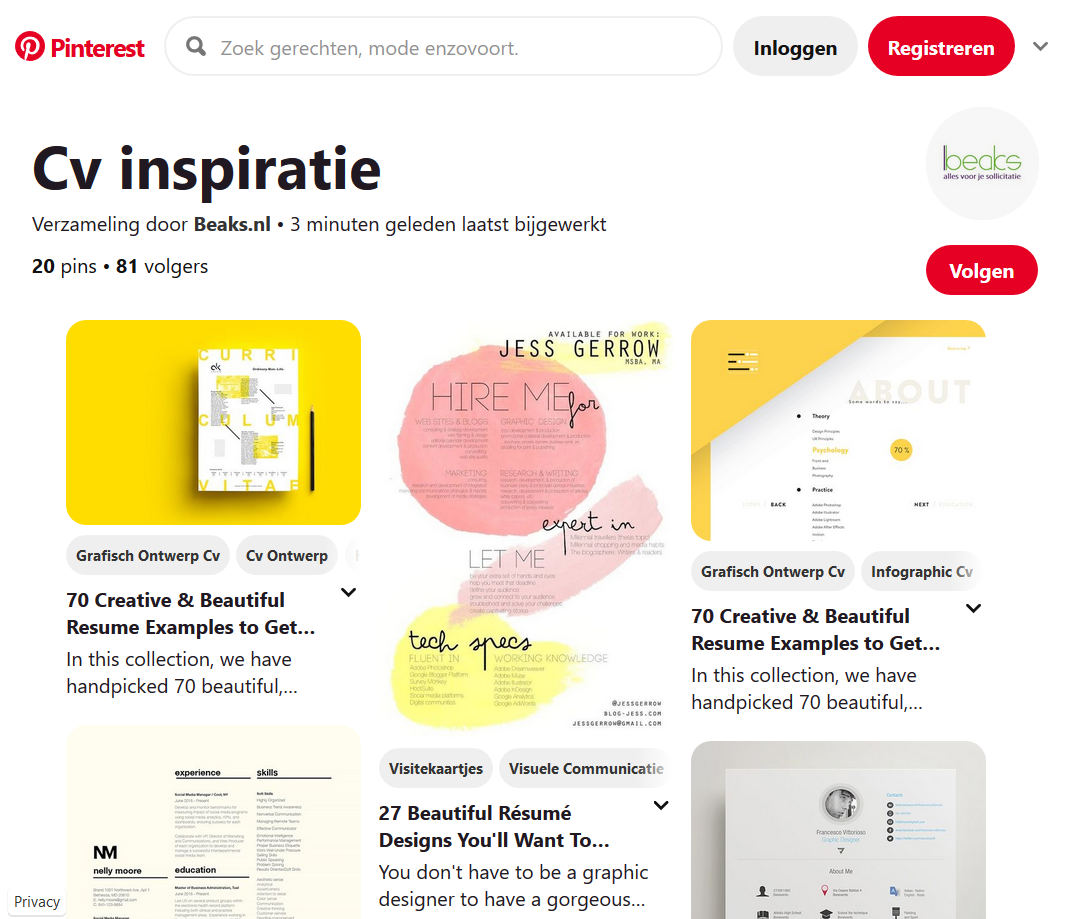 Een fancy cv maken: hoe doe je dat?