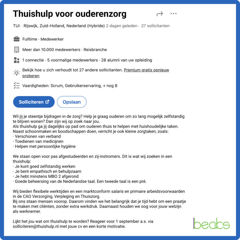 Vacaturetekst schrijven: 10 tips + voorbeeld vacature - Beaks.nl