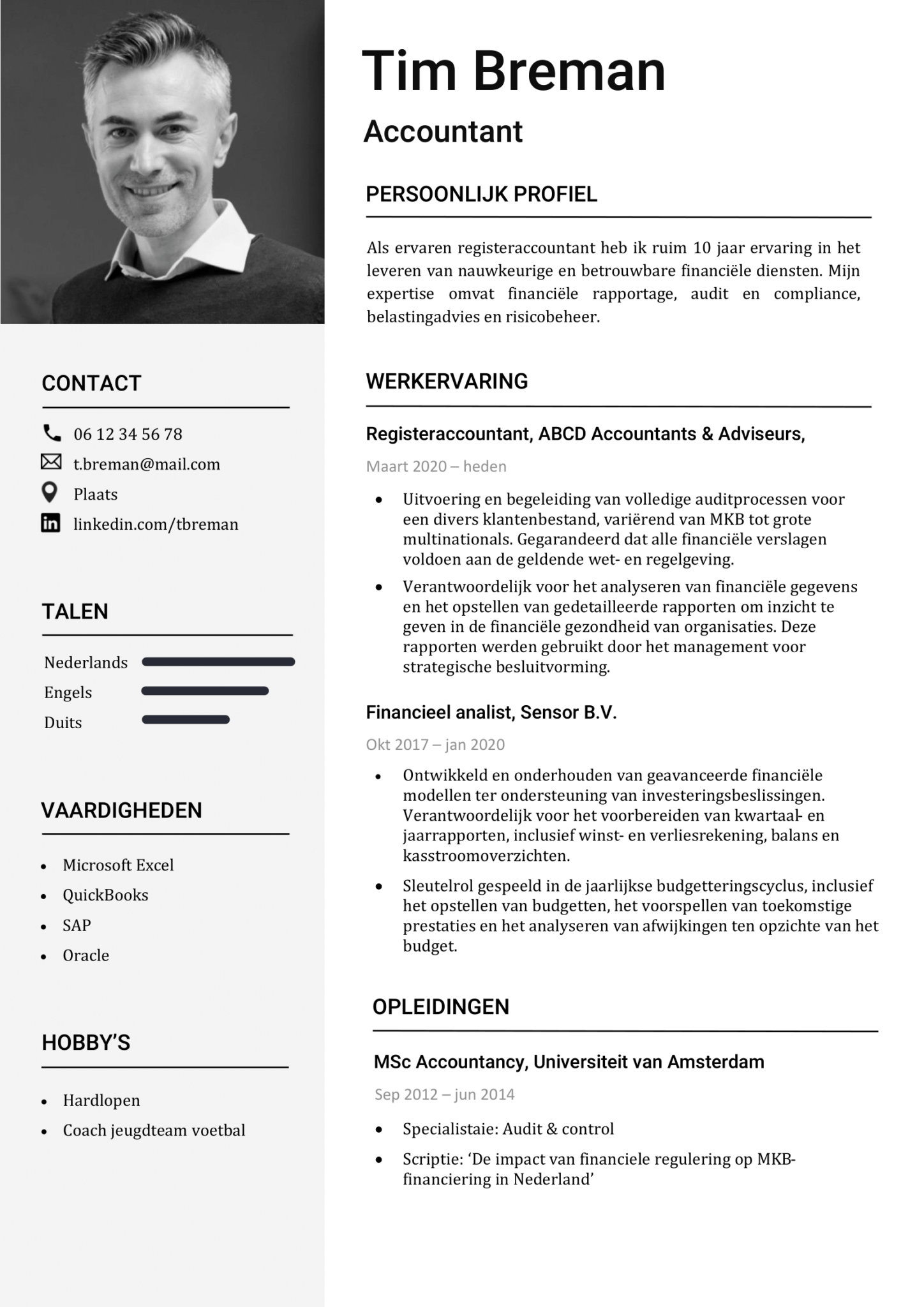 De beste cv templates: gratis downloaden