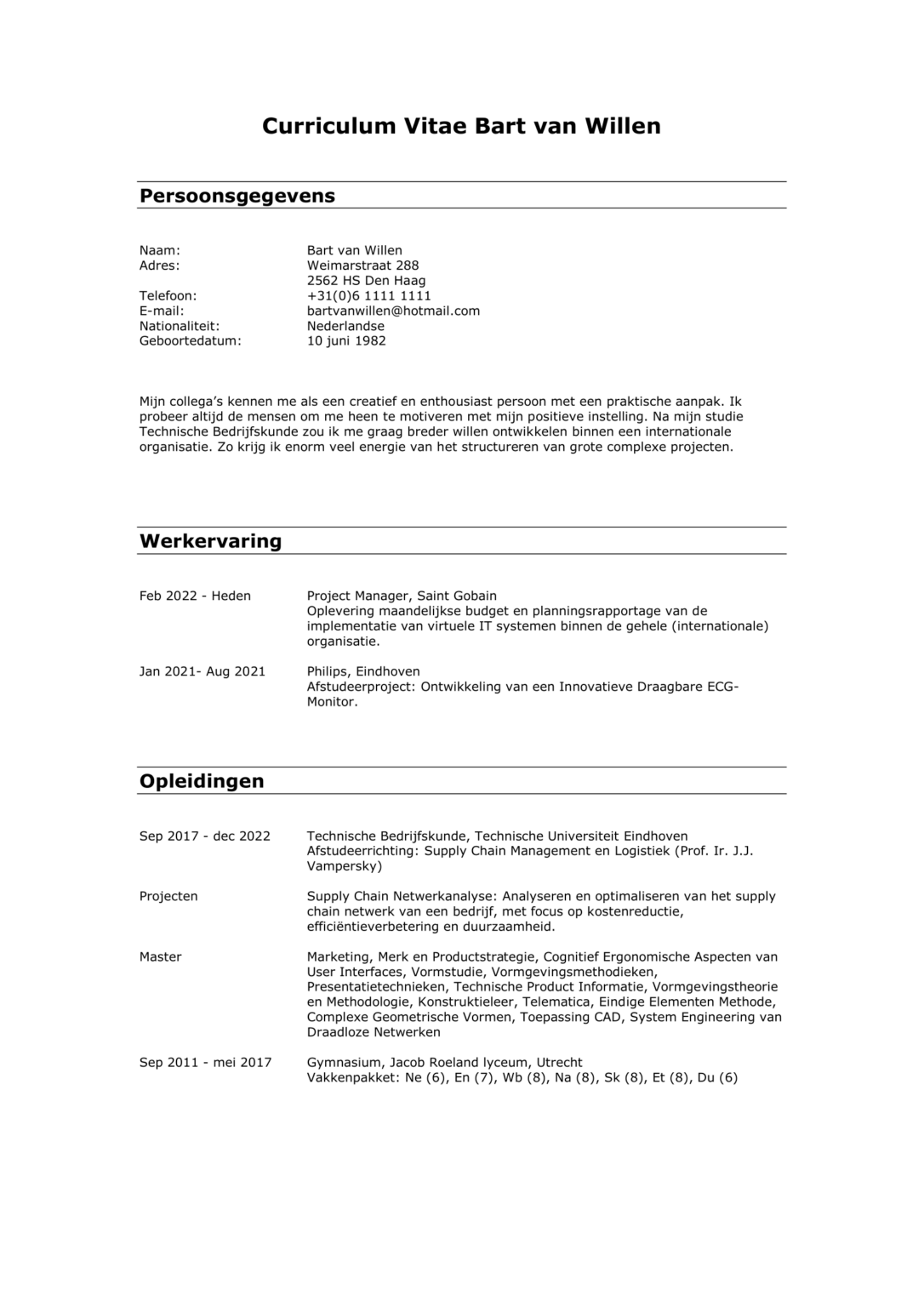 De beste cv templates: gratis downloaden