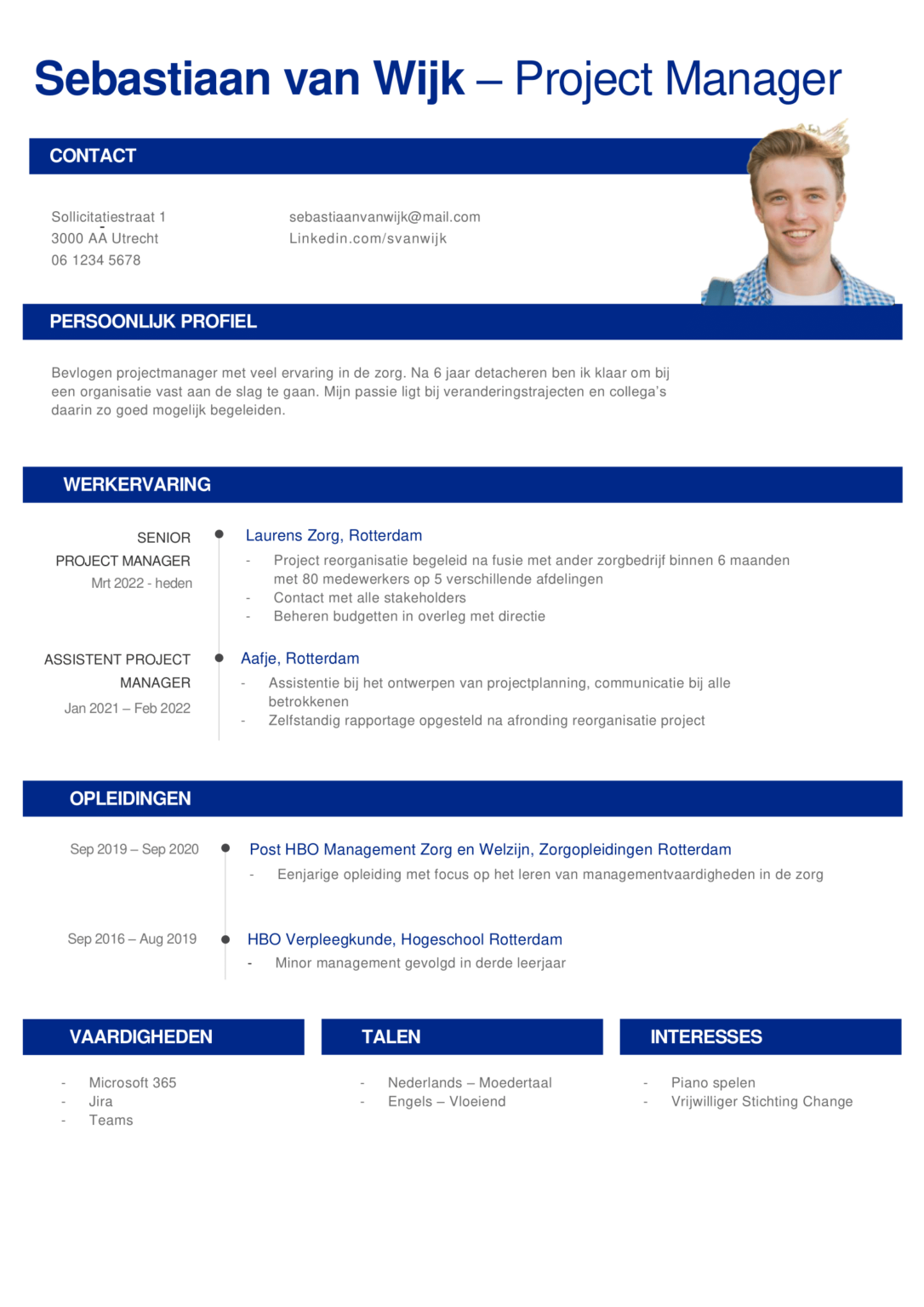 Simpele cv templates: gratis downloaden - Beaks.nl